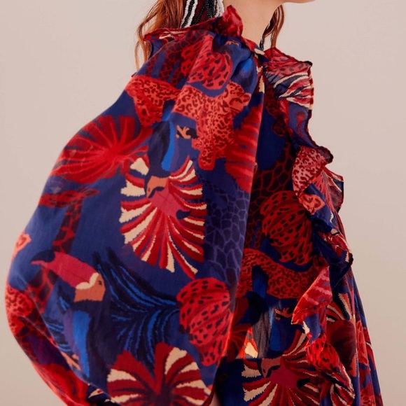 FARM Rio | Dresses | Farm Rio Animals Tapestry Midi Dress Nwt | Poshmark